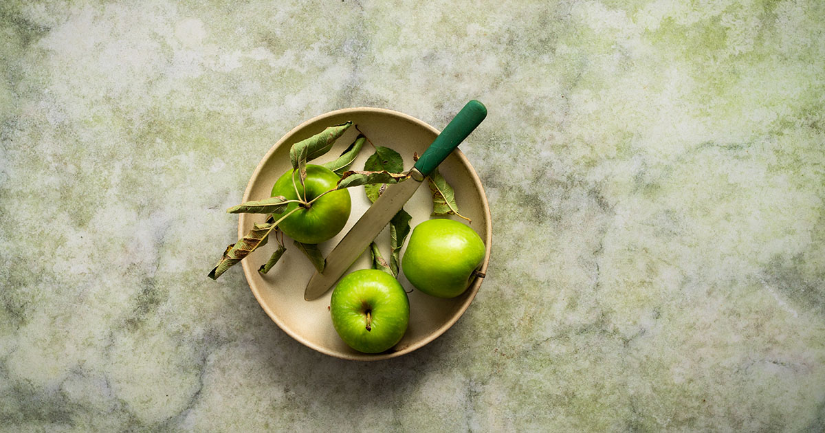 Green photo background with gorgeous marble look printed on vinyl