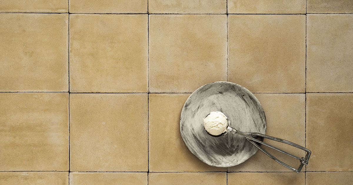 Light terracotta tiles photography backdrop printed on smooth vinyl