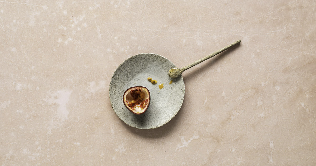 Muted peach vinyl studio backdrop for photo and video creation