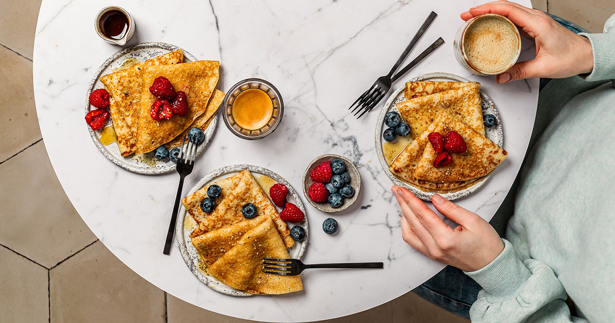 Restaurant photography backdrop with intricate marble texture