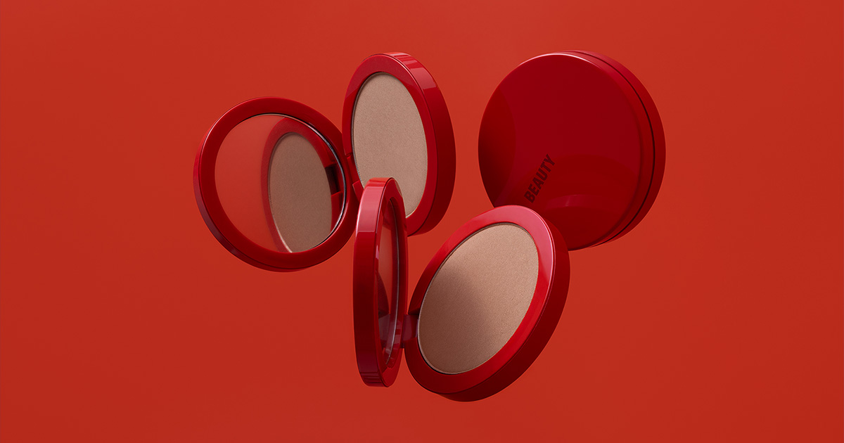 Red solid color backdrop for product photography