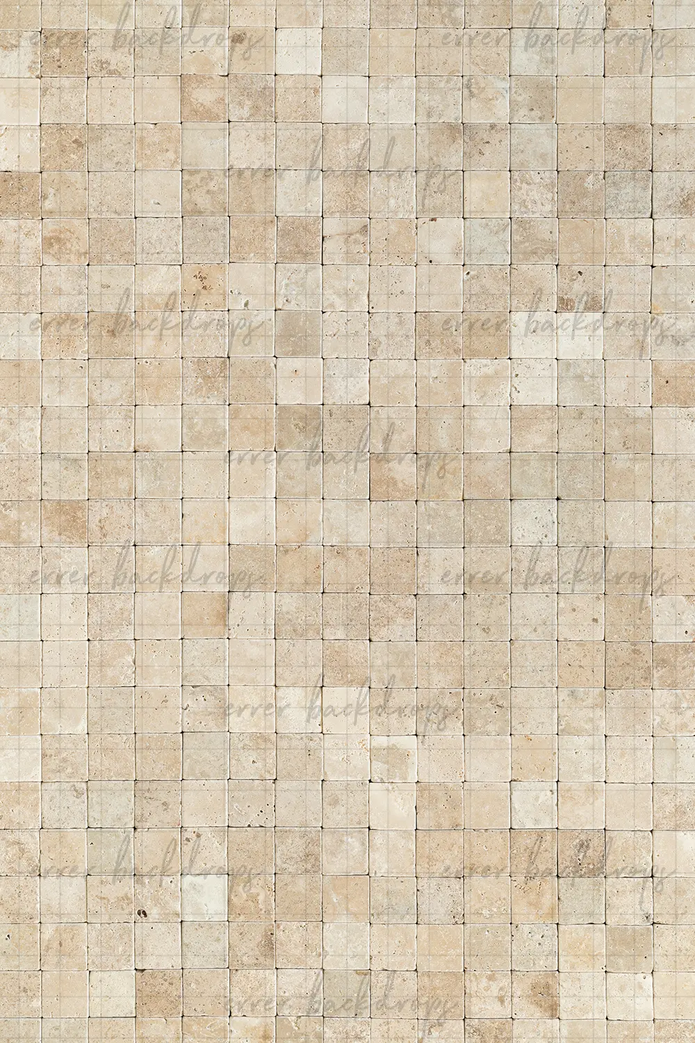 Stone tiles backdrop in beige color, for photographers and stylists