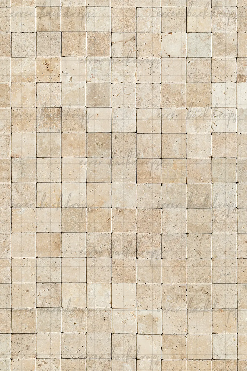 Stone tiles backdrop in beige color, for photographers and stylists